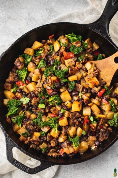 Meatless Sweet Potato Hash | Vegetarian Recipes | Lunch