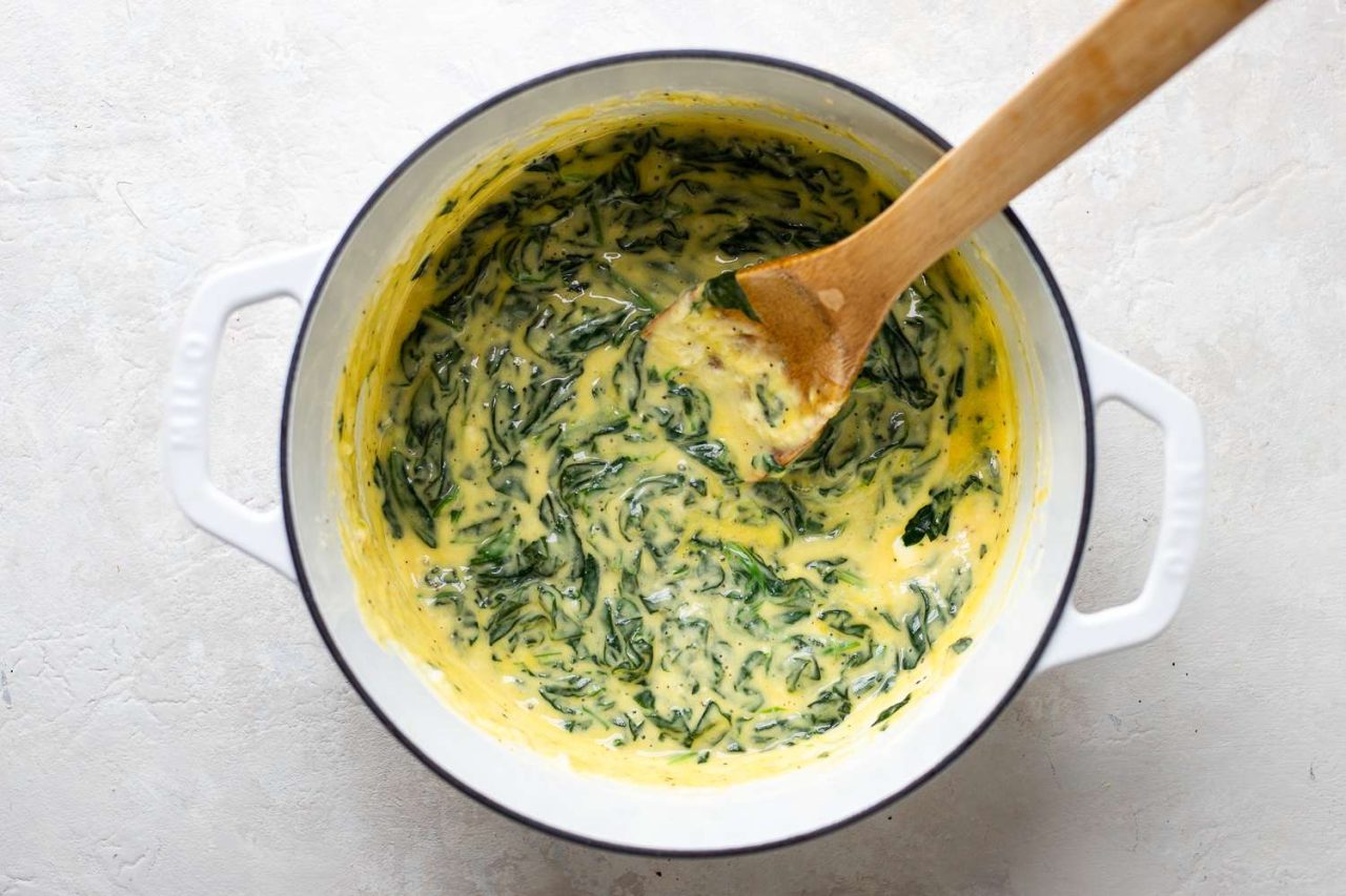 Spinach soufflé | Vegetarian Recipes | 1 Tbs. olive oil ...